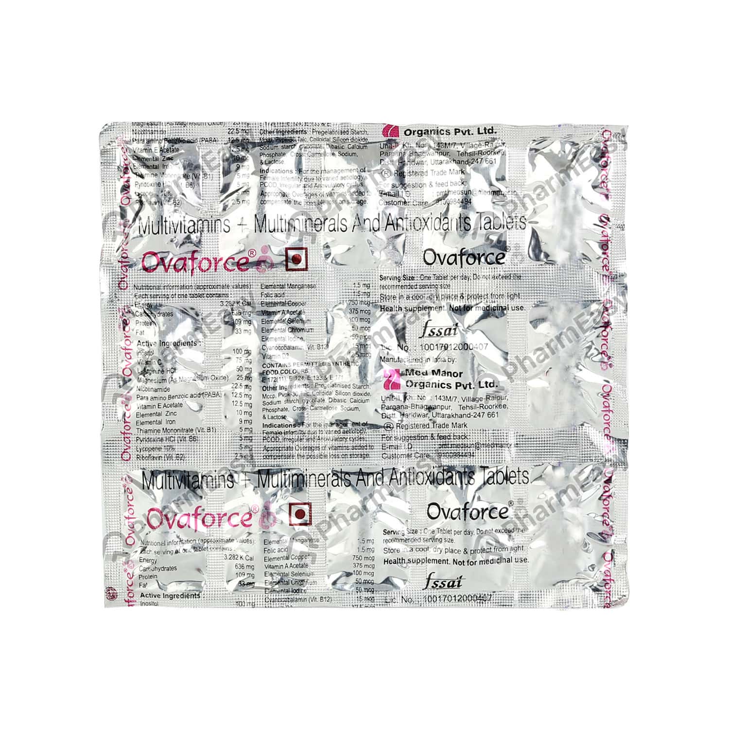 Buy Ovaforce Tab Online at Flat 18% OFF* | PharmEasy