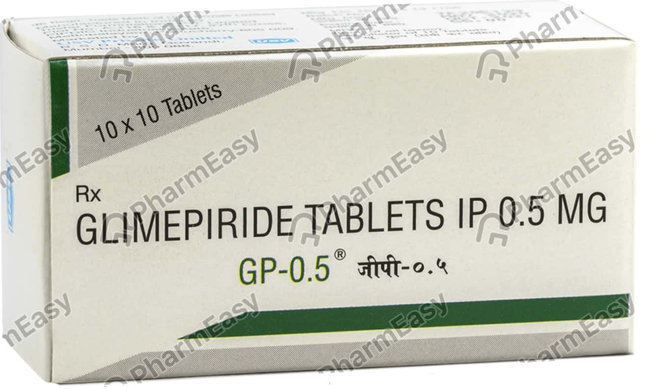 Gp-0.5 Tablet: Uses, Side-effects, Price, Dosage & More Info - PharmEasy