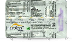 Buy HAIRBLESS STRIP OF 10 TABLETS Online & Get Upto 60% OFF at PharmEasy