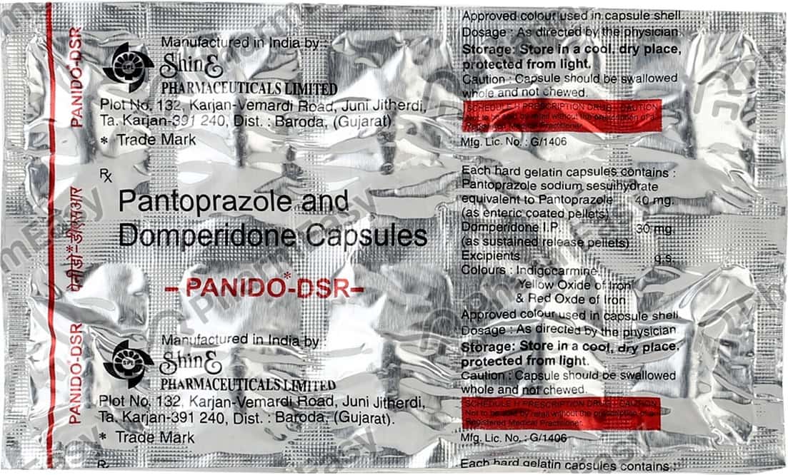 Panido Dsr Capsule: Uses, Side Effects, Price & Dosage | PharmEasy