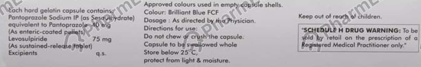 Pantocar L Strip Of 10 Capsules: Uses, Side Effects, Price & Dosage ...