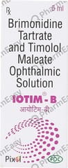 Iotim B Bottle Of 5ml Eye Drops: Uses, Side Effects, Price & Dosage ...