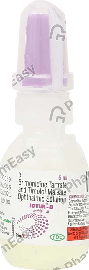 Iotim B Eye Drop: Uses, Side Effects, Price & Dosage | PharmEasy