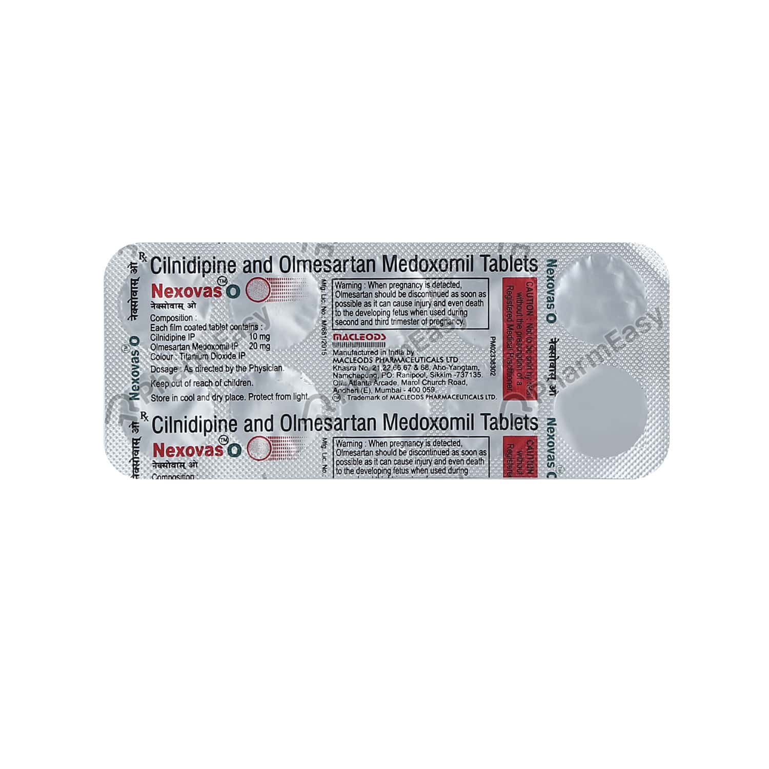 Buy Nexovas O 20mg Tablet Online at Flat 18% OFF* | PharmEasy