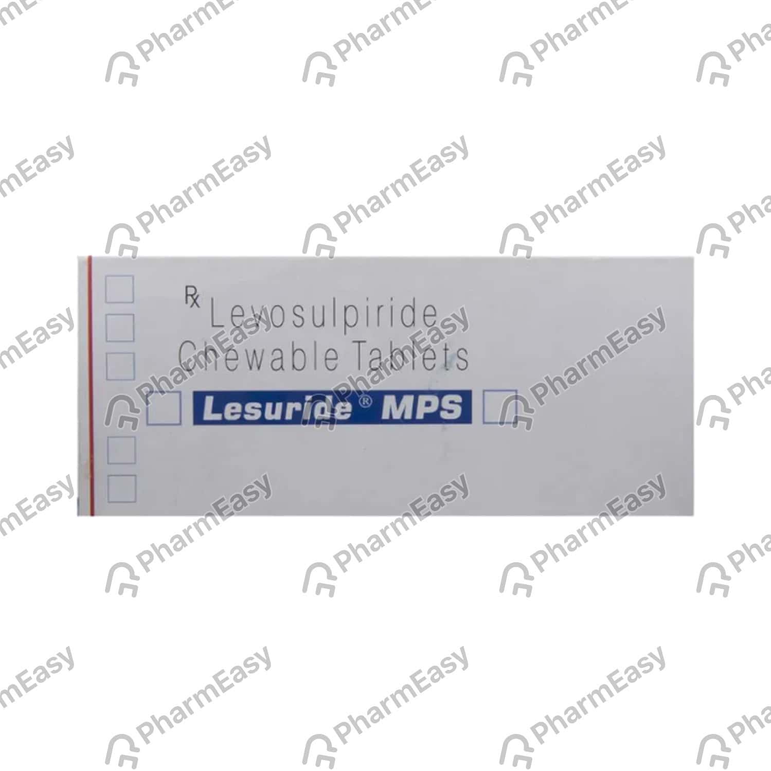 Lesuride Mps 25 MG Tablet (10): Uses, Side Effects, Price & Dosage ...