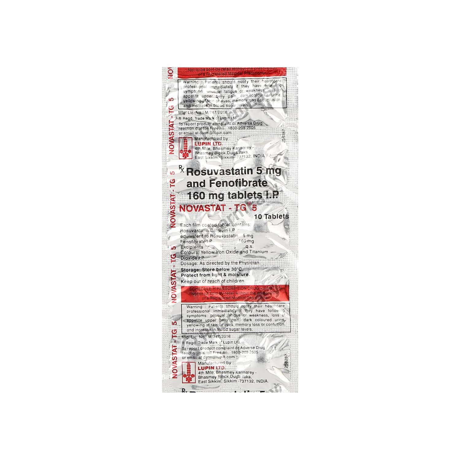 Buy Novastat Tg 5mg Tablet Online at Flat 18% OFF* | PharmEasy