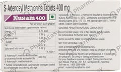 Nusam 400 MG Tablet (10): Uses, Side Effects, Price & Dosage | PharmEasy