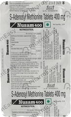 Nusam 400 MG Tablet (10): Uses, Side Effects, Price & Dosage | PharmEasy