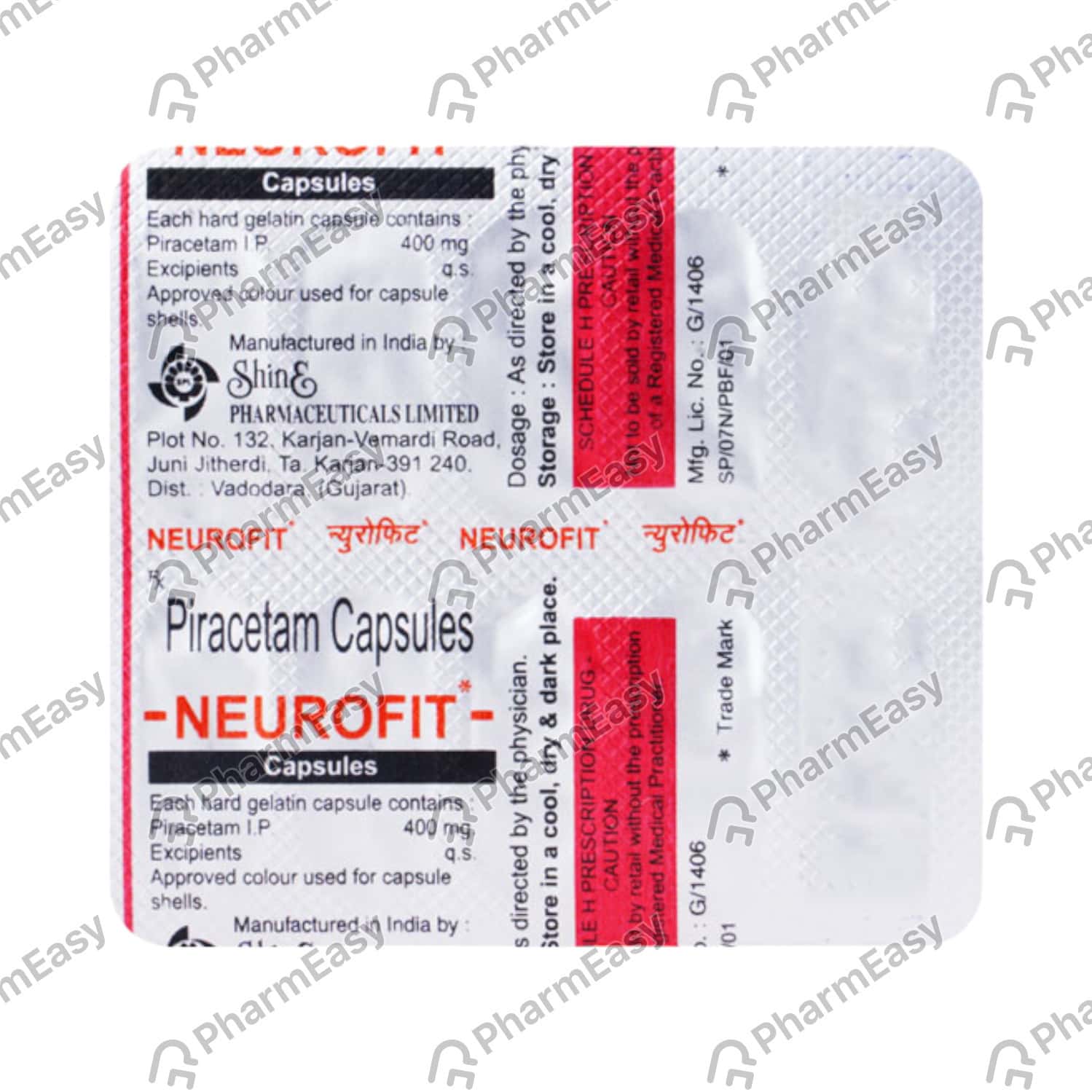 Neurofit 400 MG Capsule (10): Uses, Side Effects, Price & Dosage ...