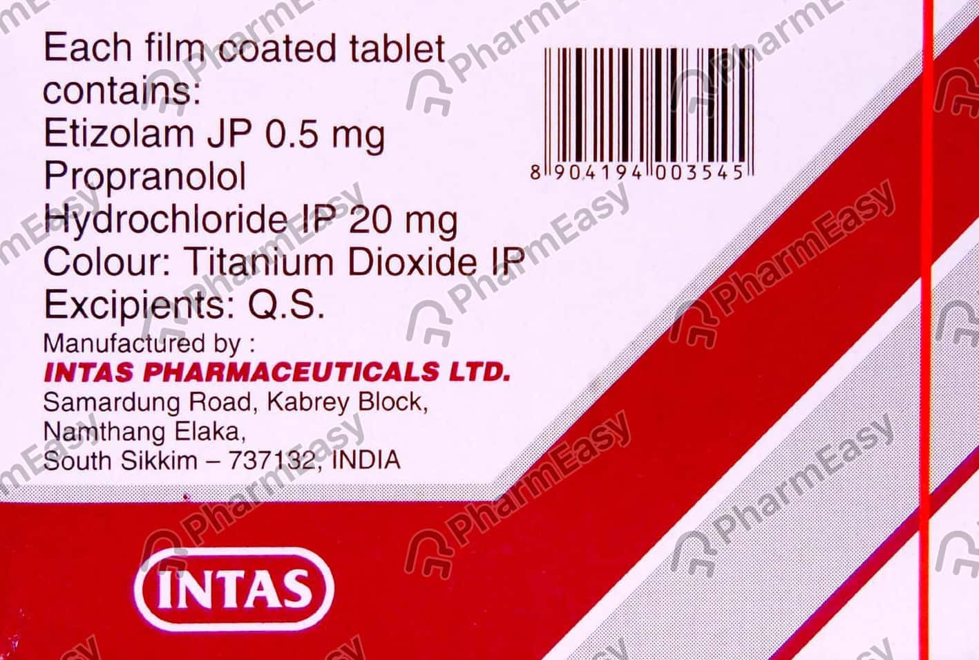 Etilaam Pro 20mg Tablets: Uses, Side Effects, Price & Dosage | PharmEasy