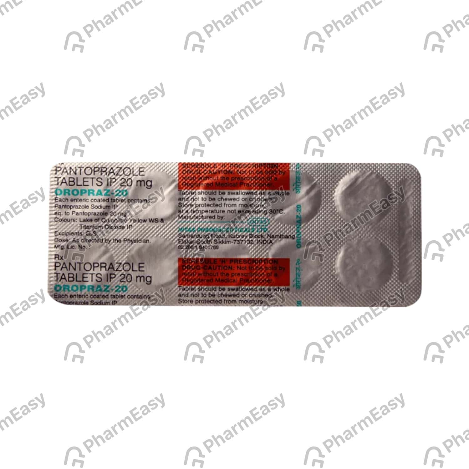 Oropraz 20 MG Tablet (10): Uses, Side Effects, Price & Dosage | PharmEasy