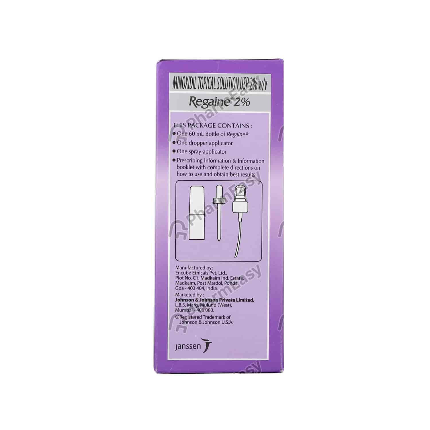 Buy Regaine 2% Solution 60ml Online at Flat 18% OFF* | PharmEasy