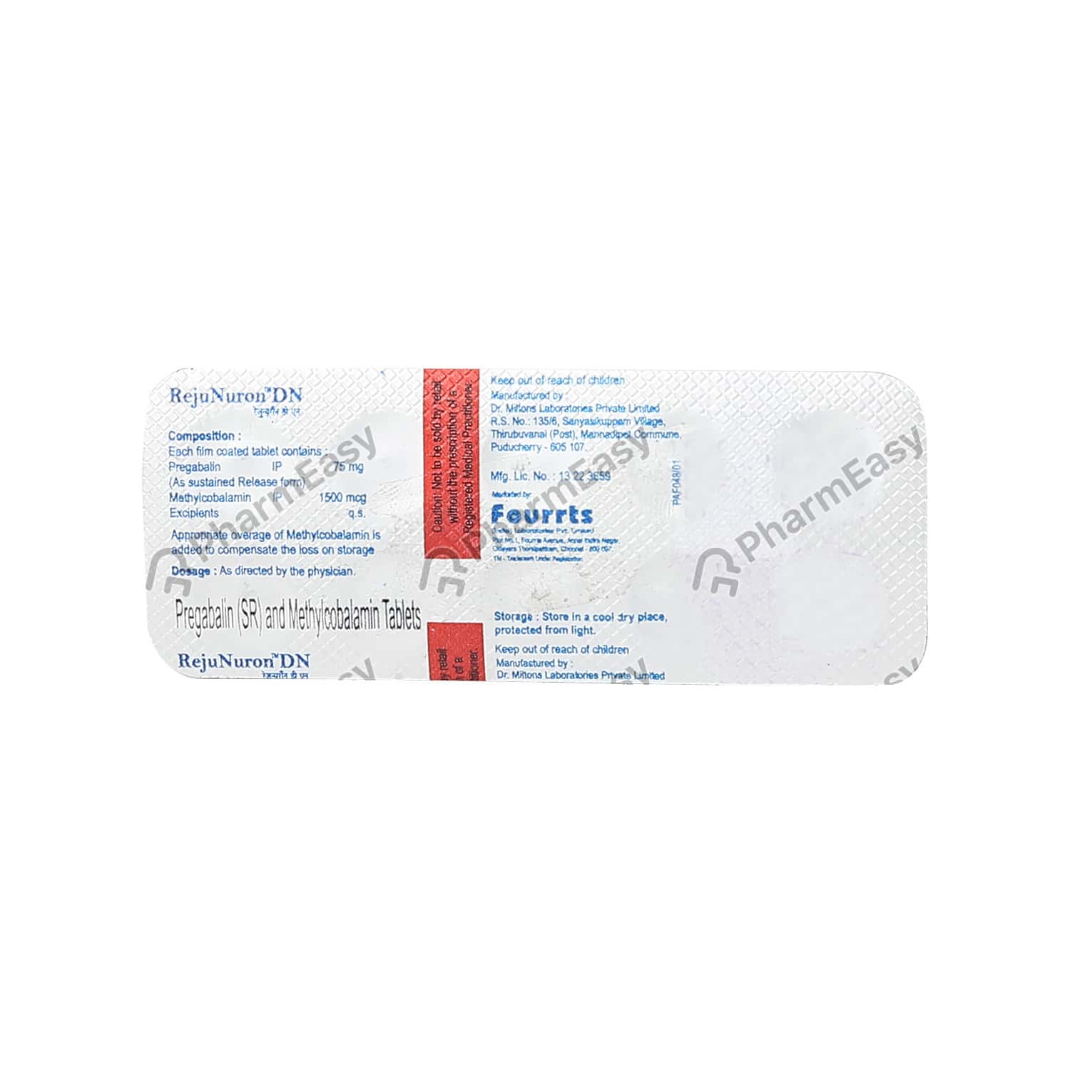Rejunuron Dn Tablet - Uses, Side Effects, Dosage, Composition & Price ...