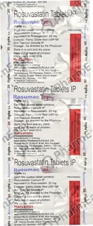 Rosumac 20 MG Tablet (10): Uses, Side Effects, Price, Dosage ...
