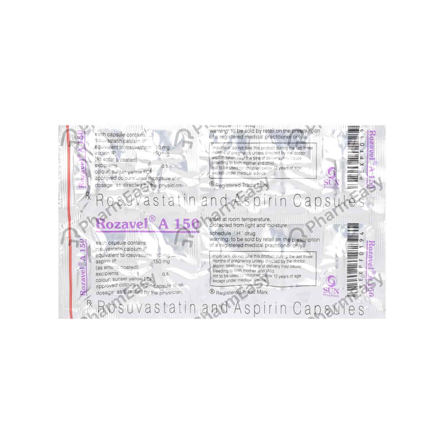 Buy Rozavel A 150mg Capsule 10'S Online at Flat 18% OFF* | PharmEasy