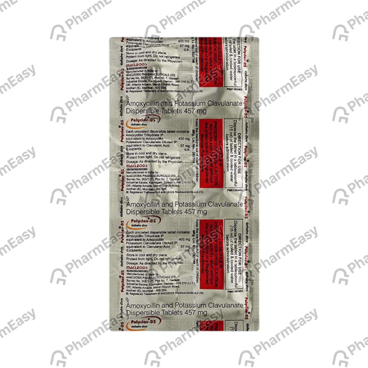 Polyclav Ds Strip Of 6 Tablets: Uses, Side Effects, Price & Dosage ...