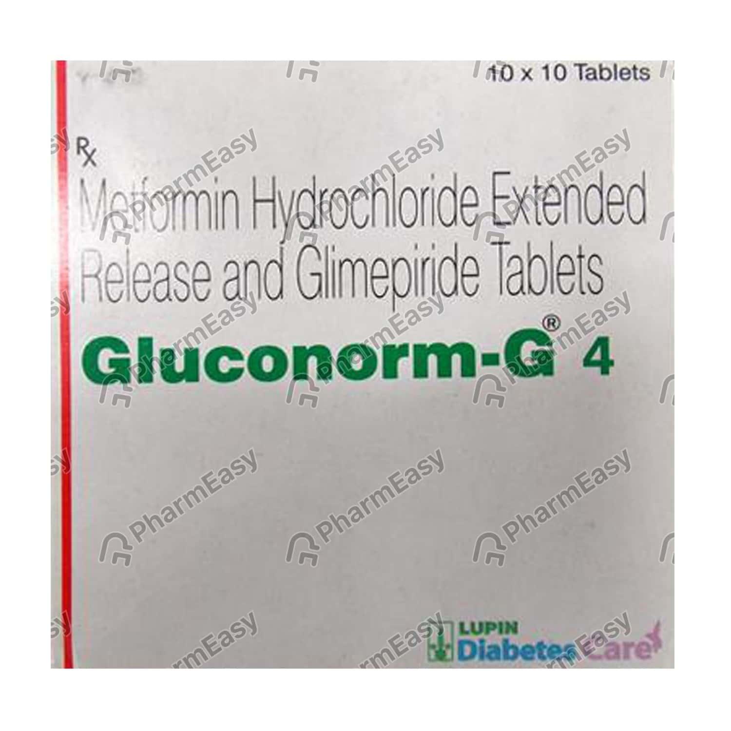 Gluconorm G 4mg Tablet: Uses, Side Effects, Price & Dosage | PharmEasy