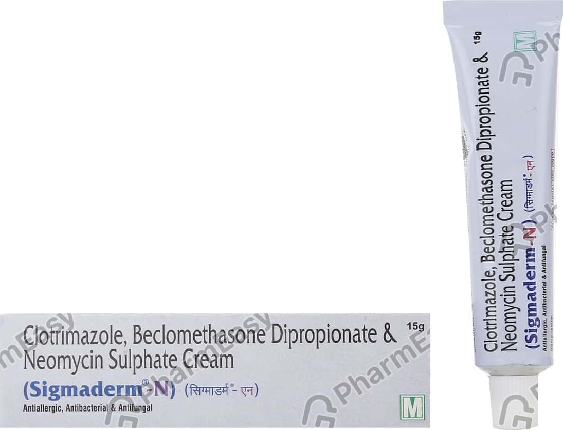 Sigmaderm N Cream 15gm: Uses, Side Effects, Price & Dosage | PharmEasy