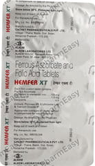 Hemfer XT Tablet: Uses, Side-effects, Price, Dosage & More Info - PharmEasy