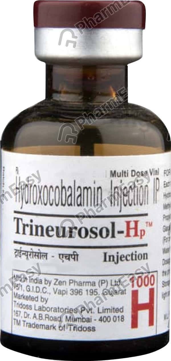 Trineurosol Hp 1000 MCG Injection (5): Uses, Side Effects, Price ...