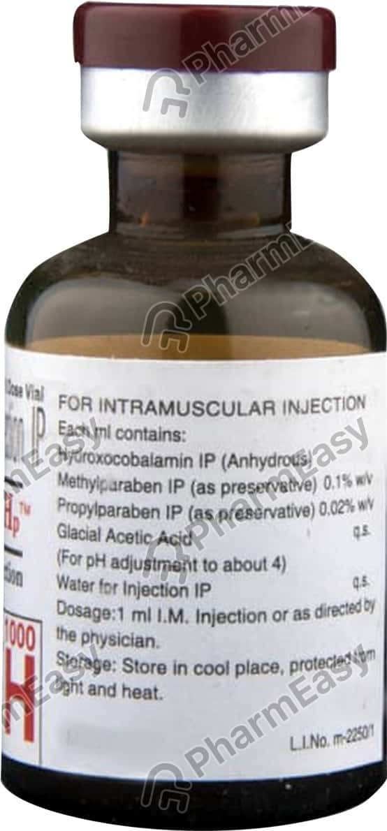 Trineurosol Hp 1000 MCG Injection (5): Uses, Side Effects, Price ...
