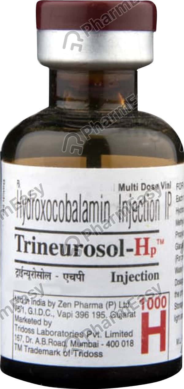 Trineurosol Hp 1000 MCG/ML Injection (5): Uses, Side Effects, Price ...