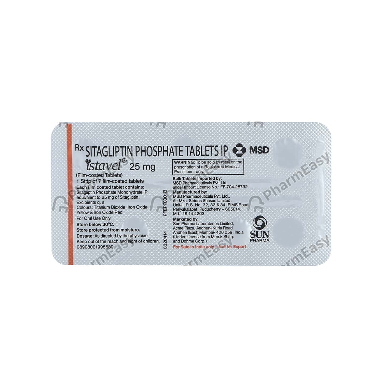 Buy Istavel 25 MG Tablet (7) Online at Flat 18% OFF* | PharmEasy