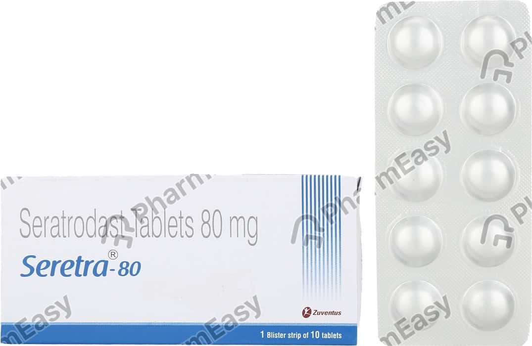 Buy Seretra 80 MG Tablet (10) Online at Flat 15% OFF | PharmEasy