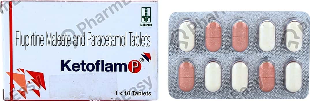 Ketoflam P Strip Of 10 Tablets: Uses, Side Effects, Price & Dosage ...