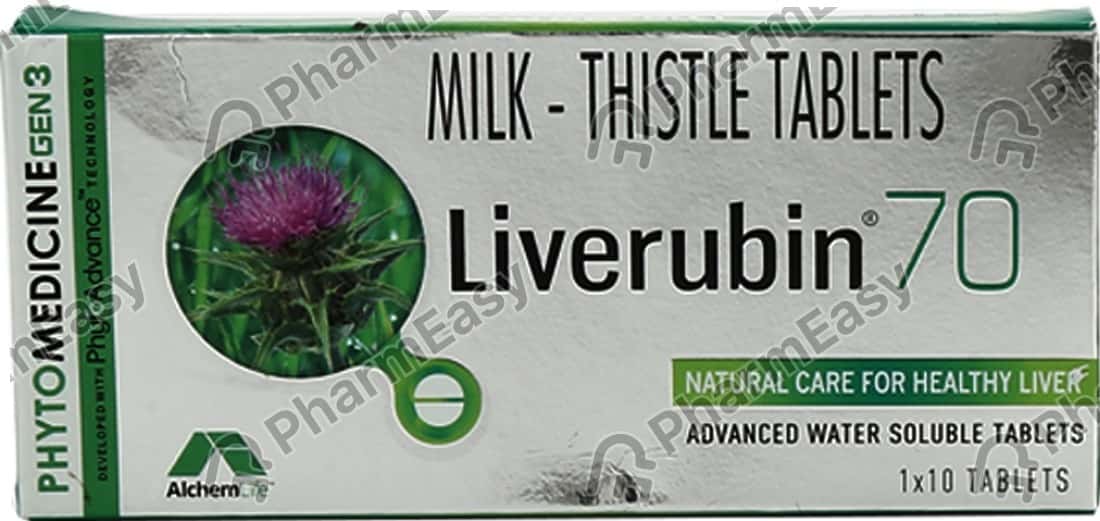 Liverubin 70 MG Tablet (10): Uses, Side Effects, Price & Dosage | PharmEasy