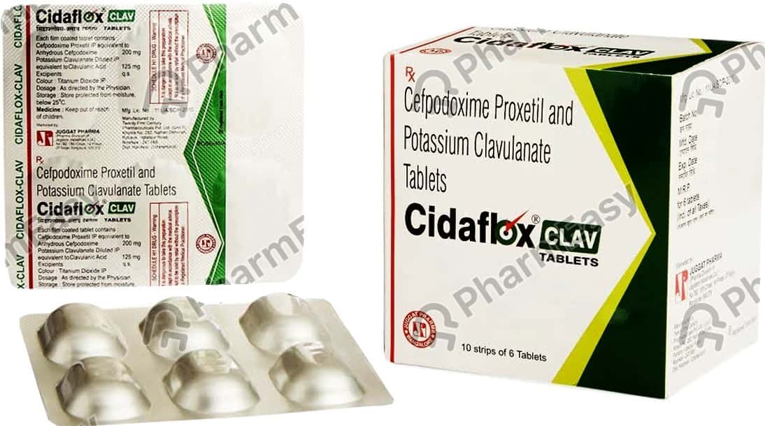 Cidaflox Clav Tablet: Uses, Side Effects, Price & Dosage | PharmEasy