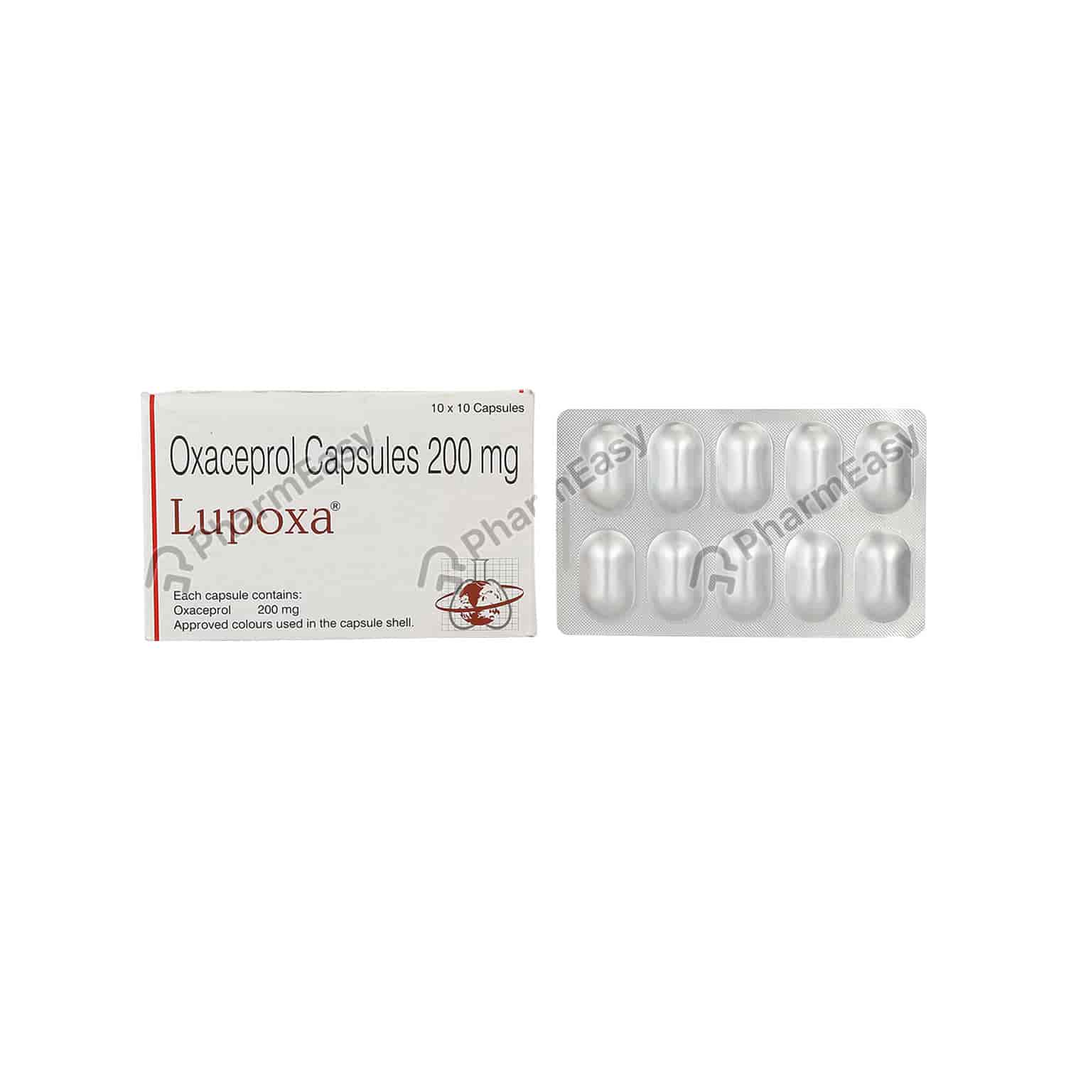 Buy Lupoxa Strip Of 10 Capsules Online at flat 15% off | PharmEasy