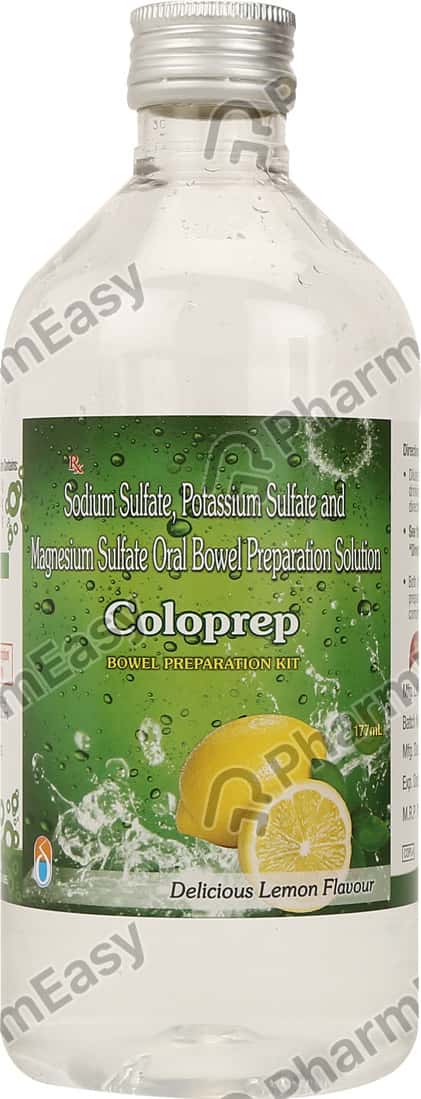Buy Coloprep Kit Delicious Lemon Flavour Box Of 177ml Oral Solution ...