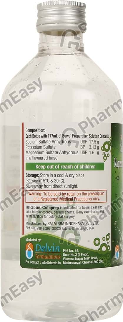 Buy Coloprep Kit Lemon Flavour Box Of 2*177ml Solution Online at Flat ...
