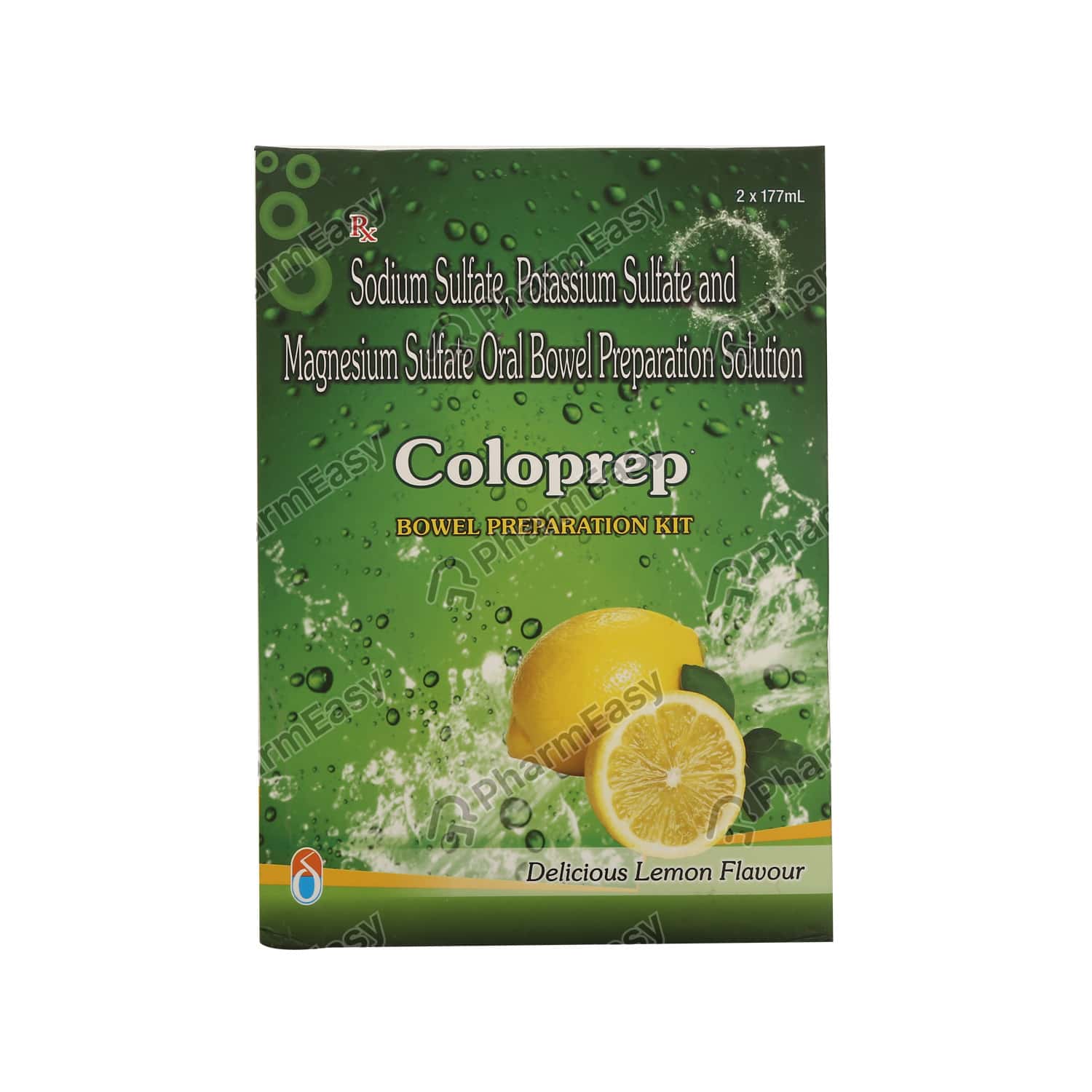 Buy Coloprep Kit Lemon Flavour Box Of 2*177ml Solution Online at Flat ...