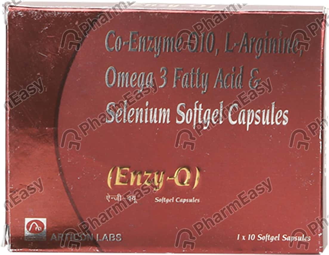 Buy Enzy Q Strip Of 10 Capsules Online & Save Up to 24% at PharmEasy