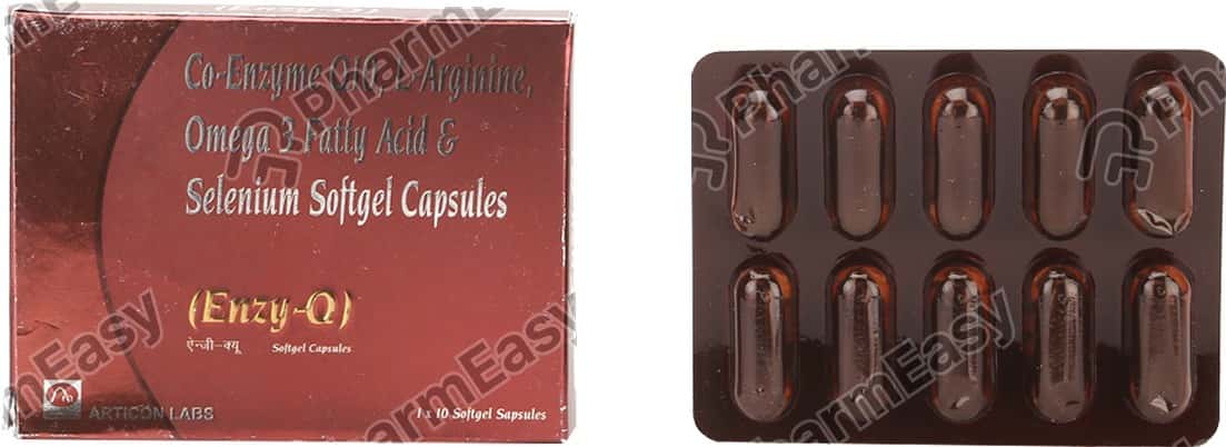 Buy Enzy Q Strip Of 10 Capsules Online at Flat 15% OFF | PharmEasy