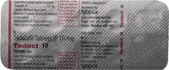 Tadact 10 Tablet: Uses, Side-effects, Price, Dosage & More Info - PharmEasy