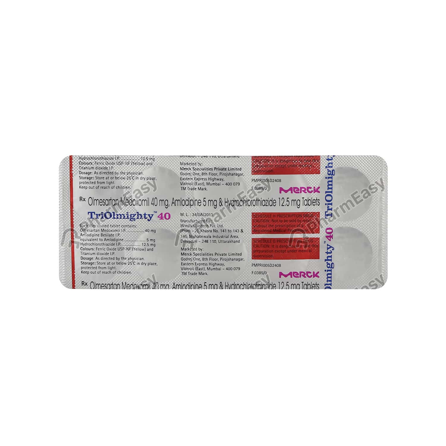 Buy Triolmighty 40mg Tablet Online at Flat 18% OFF* | PharmEasy