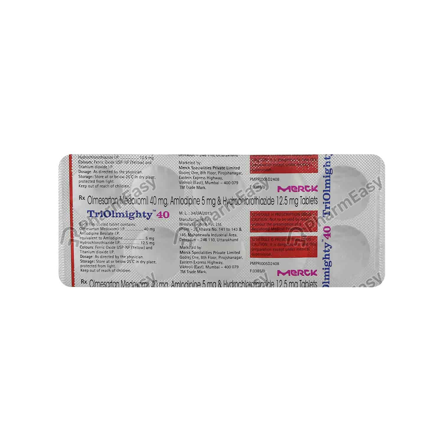 Buy Triolmighty 40mg Tablet Online at Flat 18% OFF* | PharmEasy