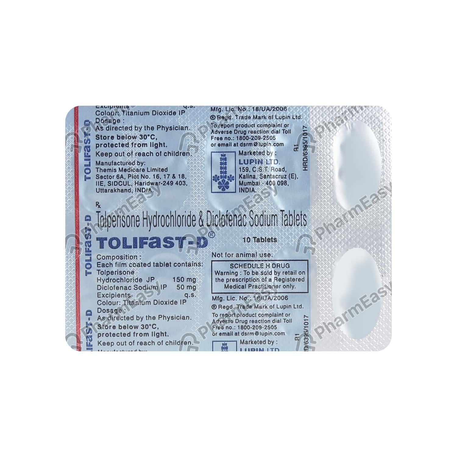 Tolifast D Tablet - Uses, Side Effects, Dosage, Composition & Price ...