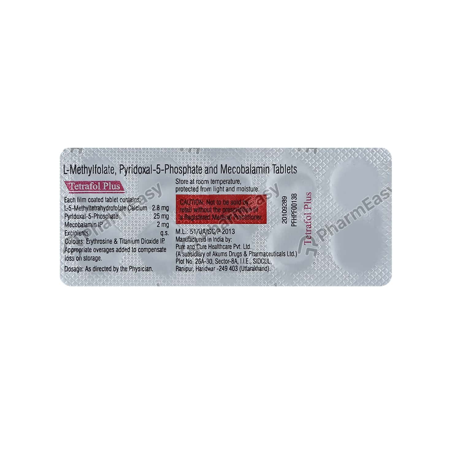 Buy Tetrafol Plus Tablet Online at Flat 18% OFF* | PharmEasy
