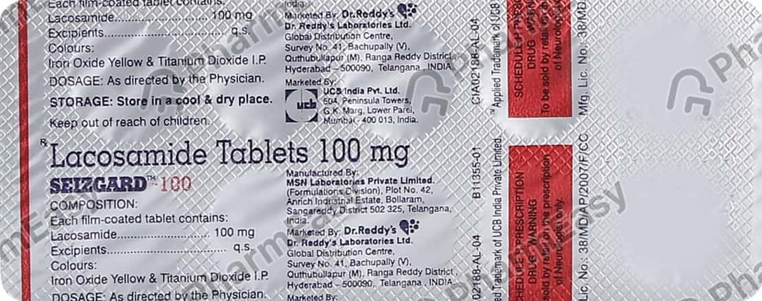 Seizgard 100 MG Tablet (10): Uses, Side Effects, Price & Dosage | PharmEasy