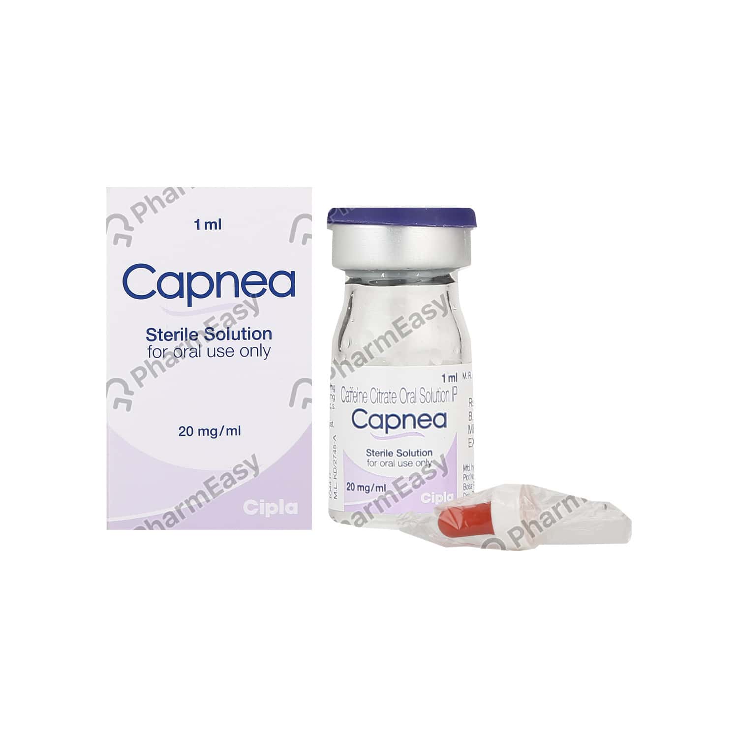 Buy Capnea 20 MG Oral Solution (1) Online at Flat 18% OFF* | PharmEasy