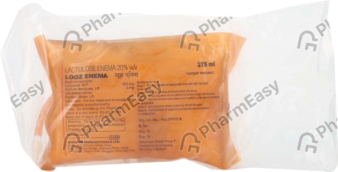 Buy Looz 20 % Enema (275) Online at Flat 15% OFF | PharmEasy