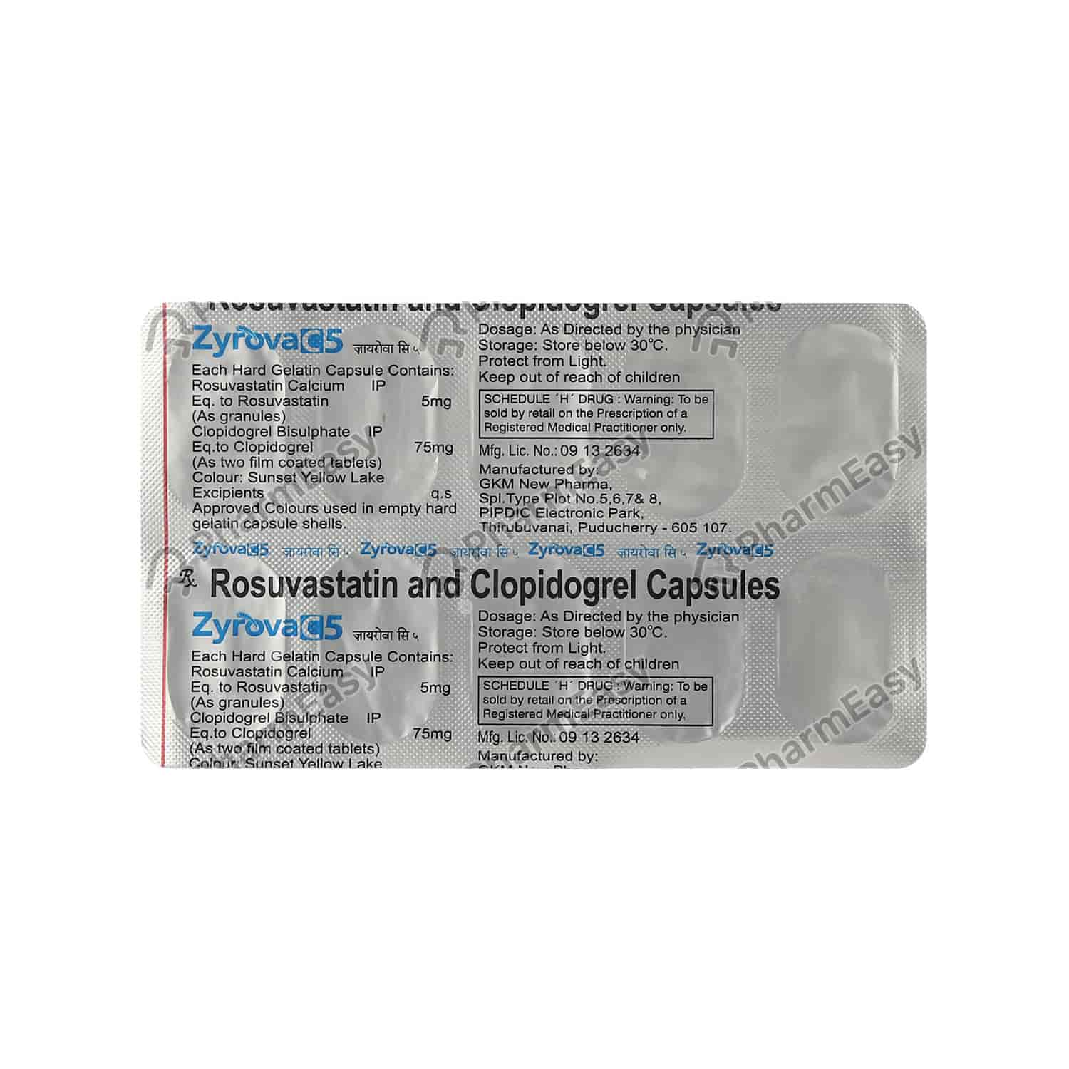 Buy Zyrova C 5mg Capsule Online at Flat 18% OFF* | PharmEasy