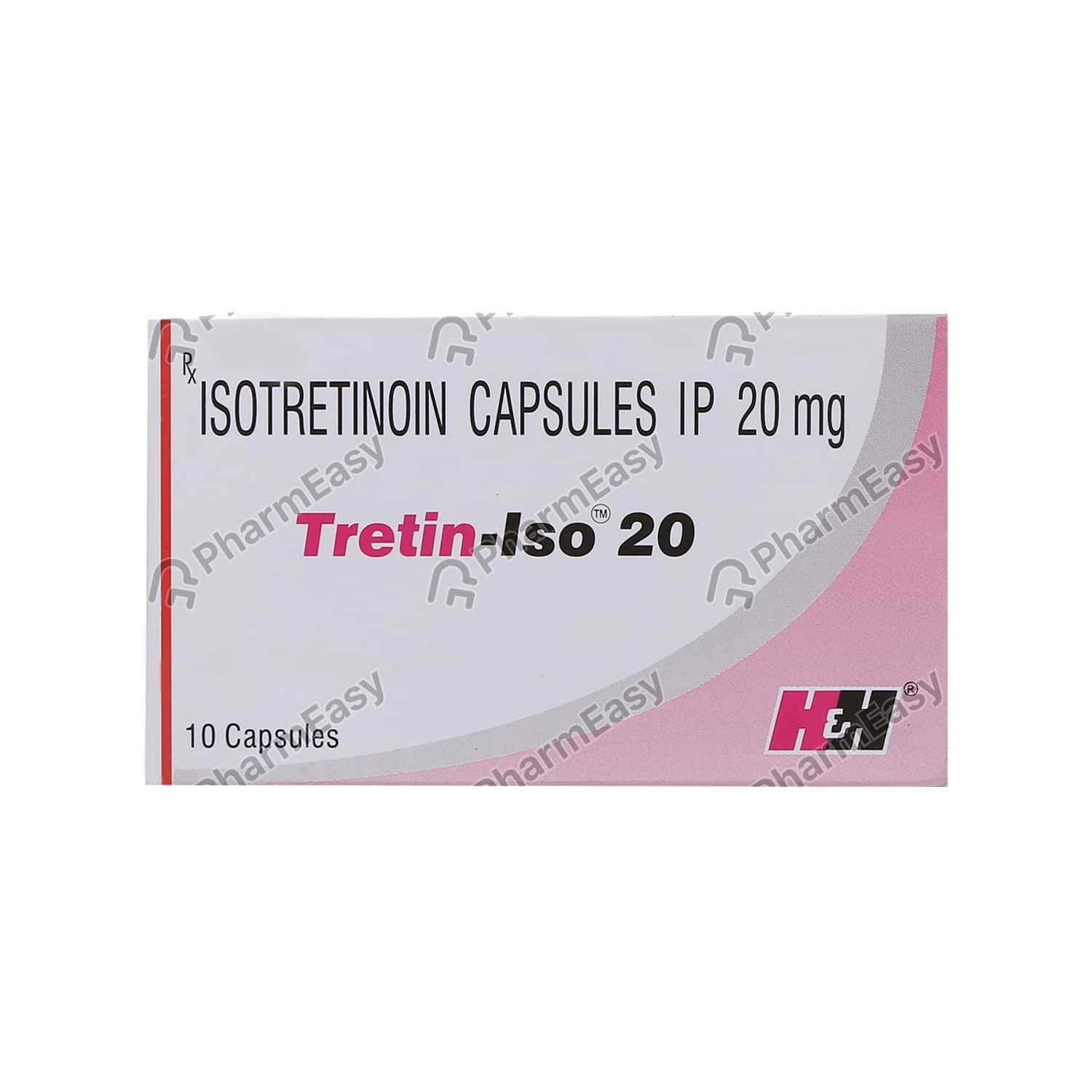 Tretin Iso 20 MG Capsule (10) - Uses, Side Effects, Dosage, Composition ...