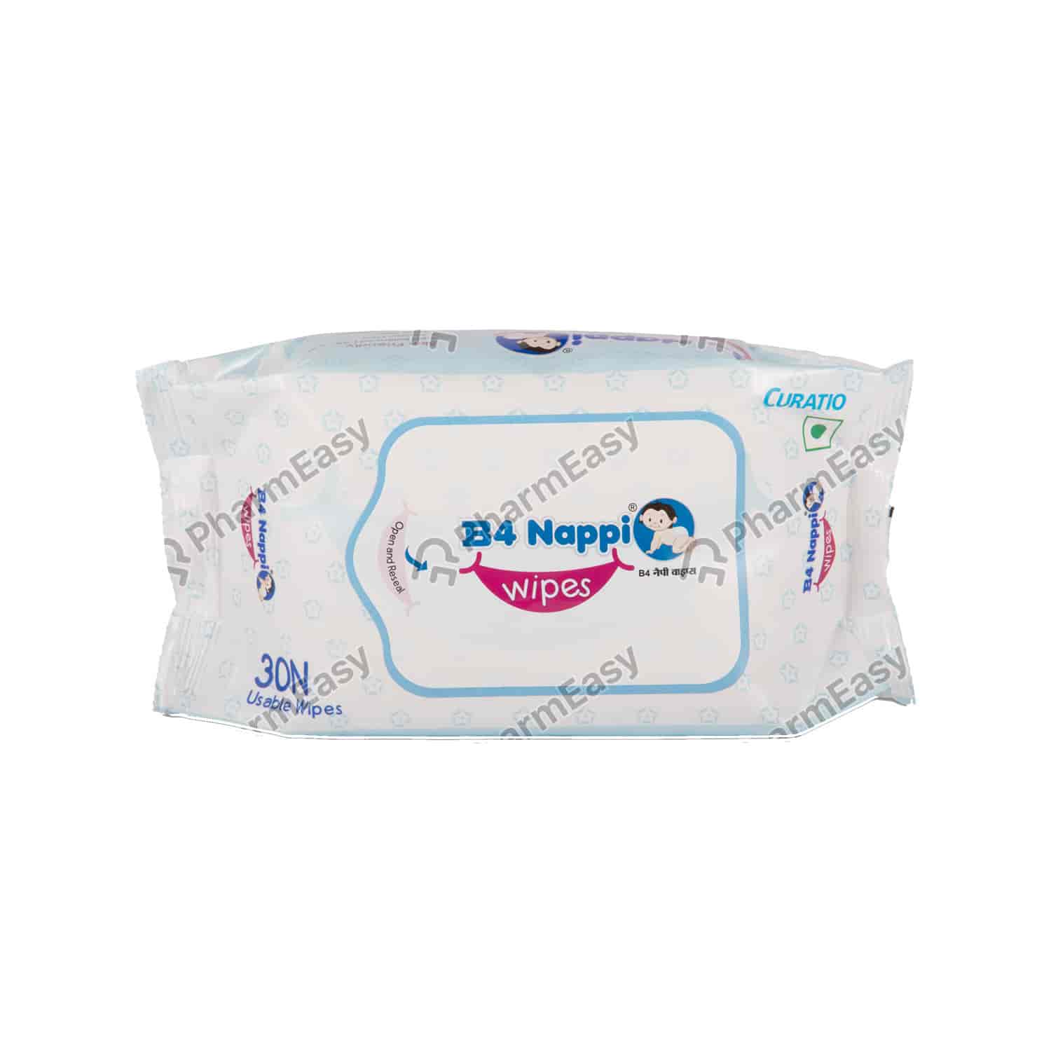 Buy B4 Nappi Packet Of 30 Wipes Online & Get Upto 60% OFF at PharmEasy
