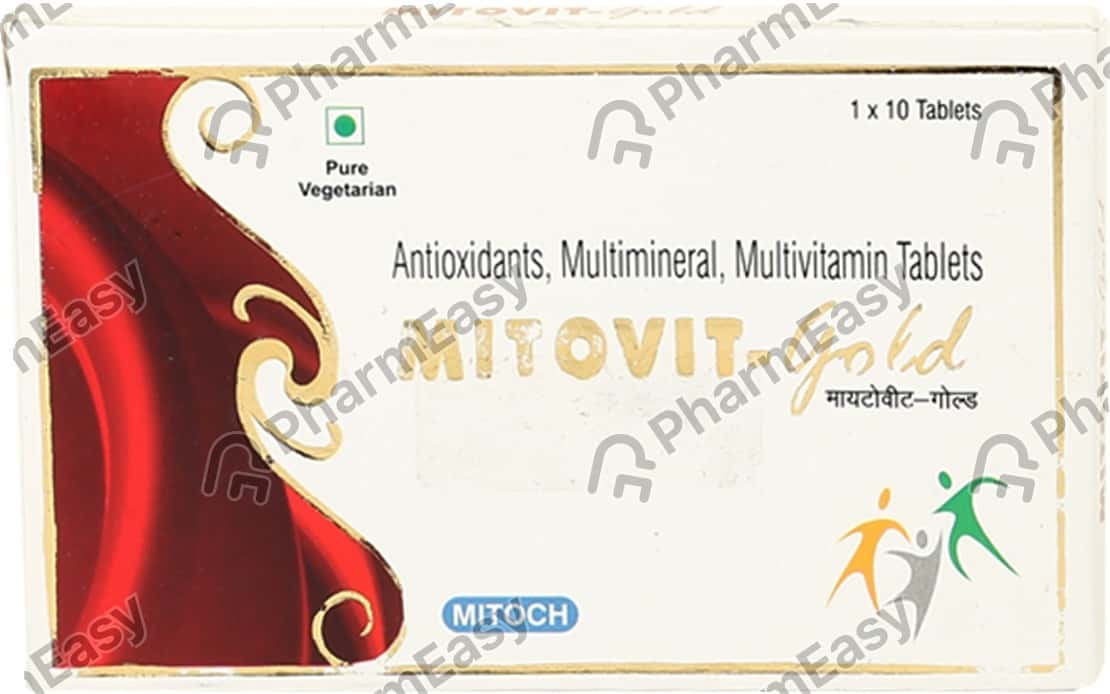 Buy Mitovit Gold Tablet (10) Online at Flat 15% OFF | PharmEasy