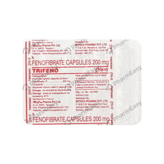 Buy Trifeno 200 MG Capsule (10) Online at Flat 18% OFF* | PharmEasy